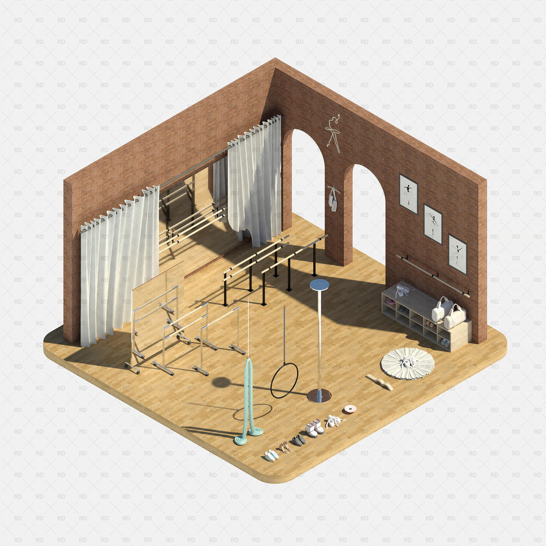 Download Revit Dance Studio Equipment Families | RD Studio