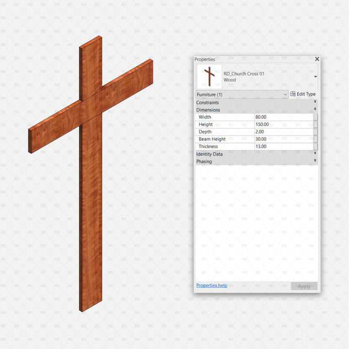 Download Revit Church Furniture | RD Studio