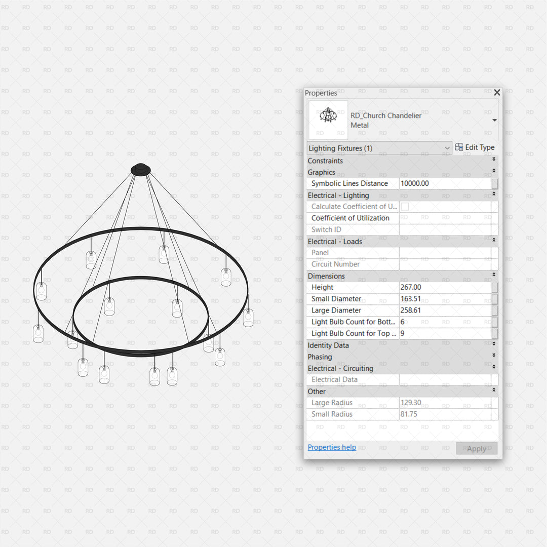 Download Revit Church Furniture | RD Studio