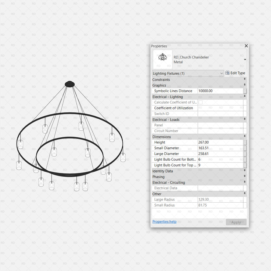 Download Revit Church Furniture | RD Studio