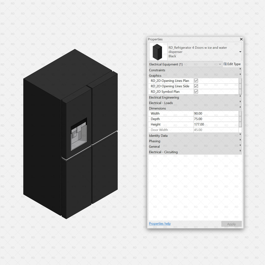 Revit Kitchen Appliances Families | RD Studio