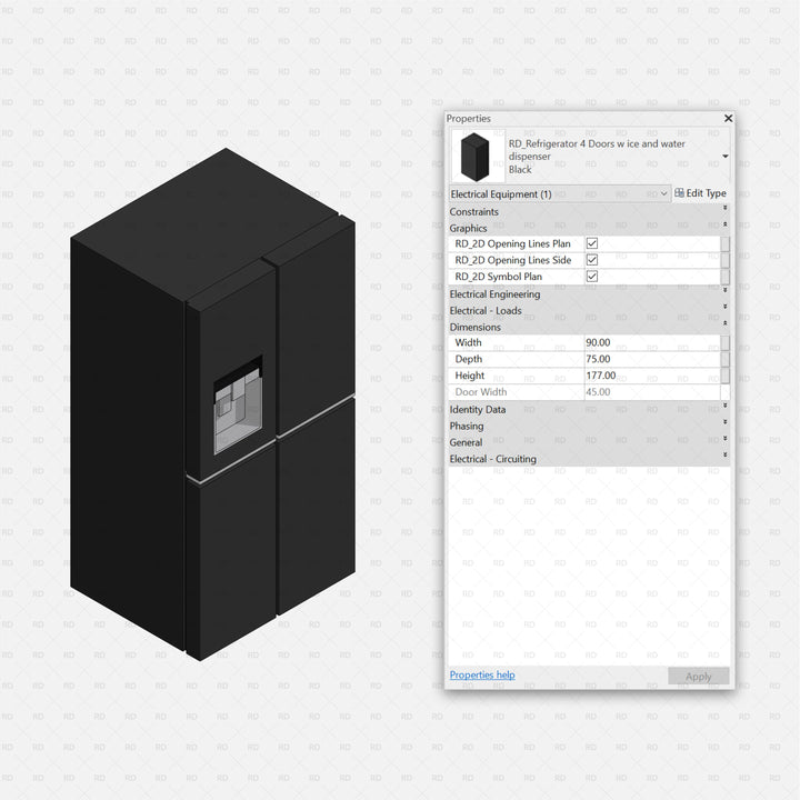 Revit Kitchen Appliances Families | RD Studio