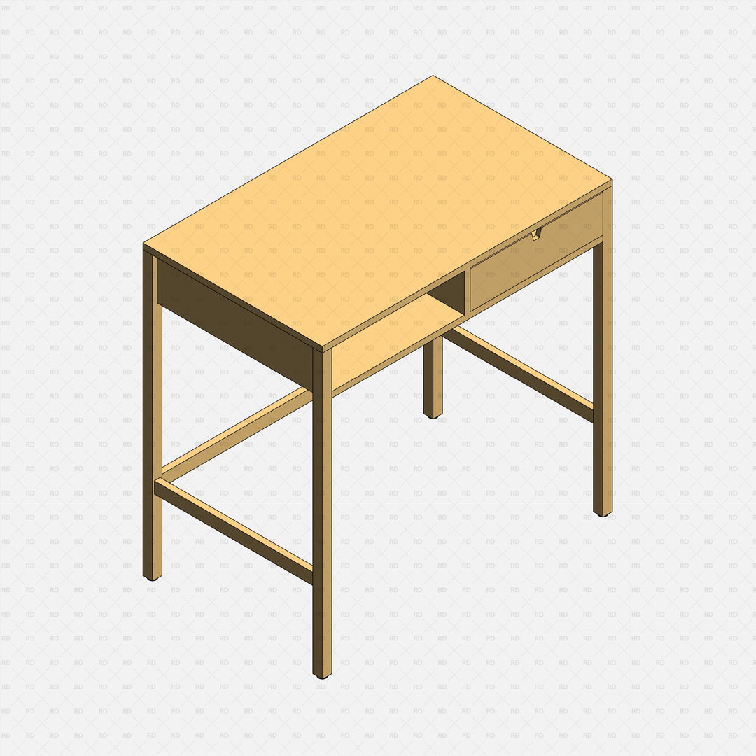Download FREE IKEA Revit Families | IKEA NORDKISA Dressing Table ...