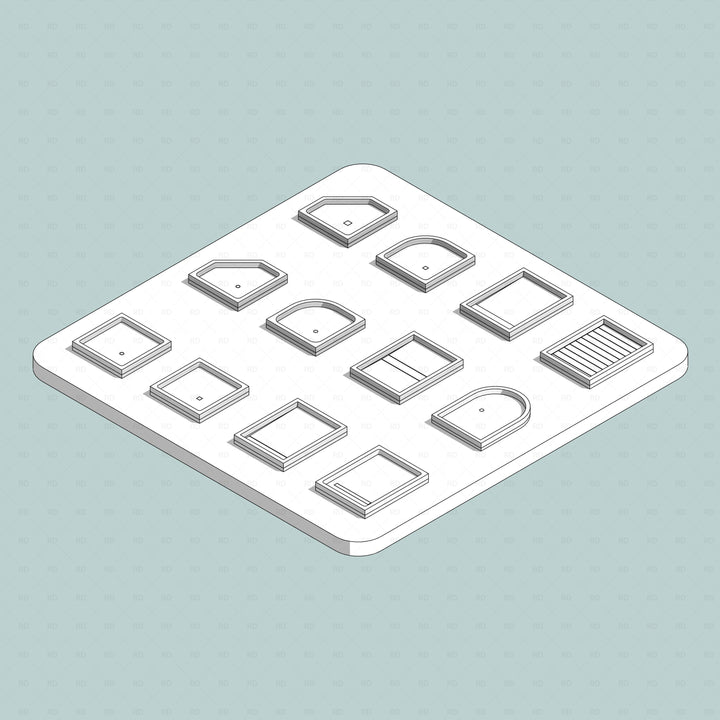 Download Revit Shower Tray / Base Families - RD Studio