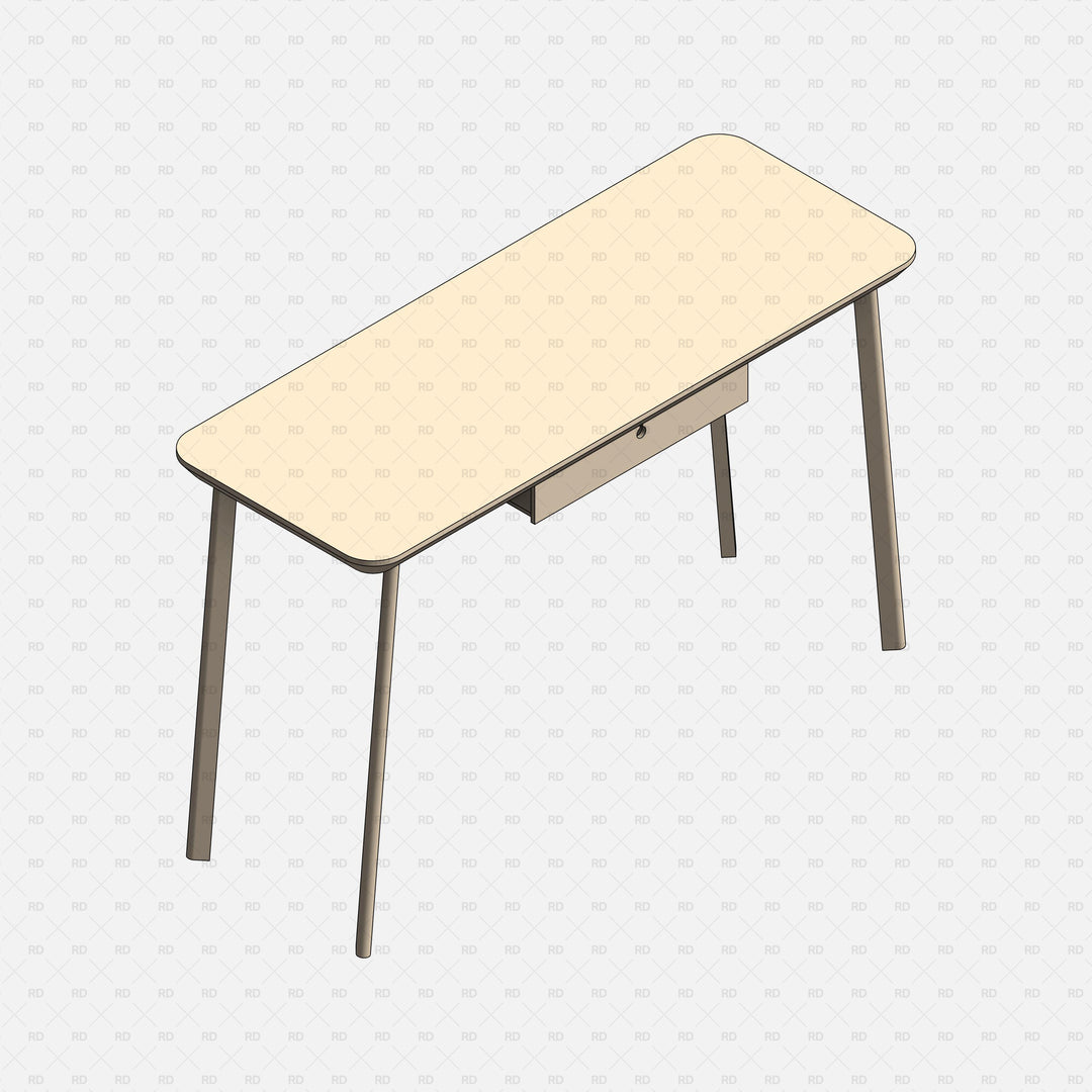 Revit IKEA LISABO Desk | Free Revit Desk Family | RD Studio