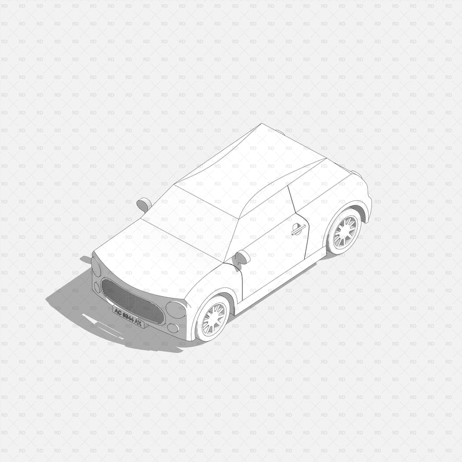 Revit 3D Vehicles | Mini Car | Revit Dynamo
