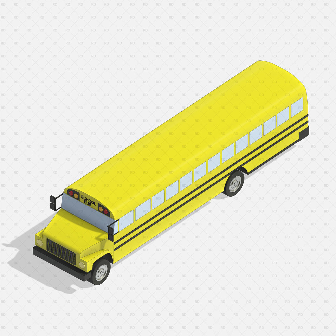 Revit 3D Vehicles | School Bus | Revit Dynamo