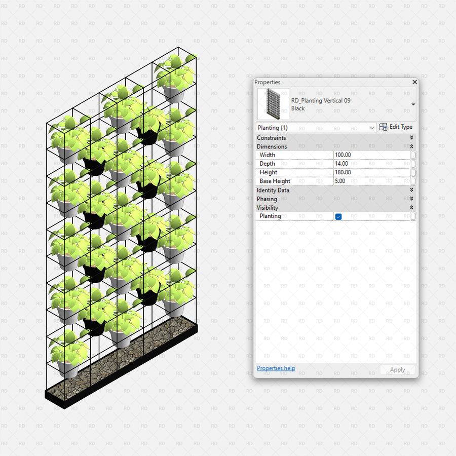 Download Revit Potted Plants | RD Studio
