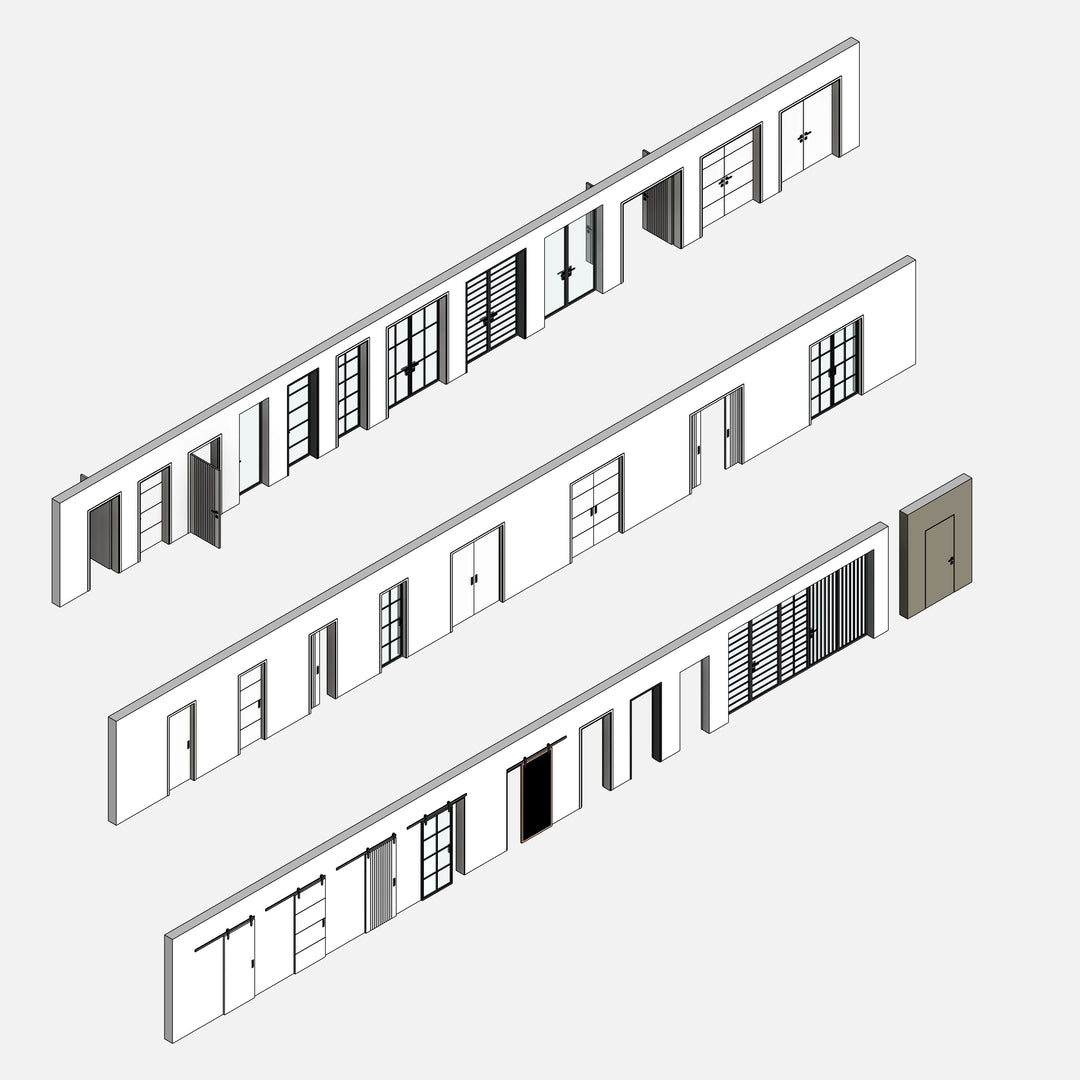 Download Interior Revit Doors Families (Metric + Imperial) | RD Studio