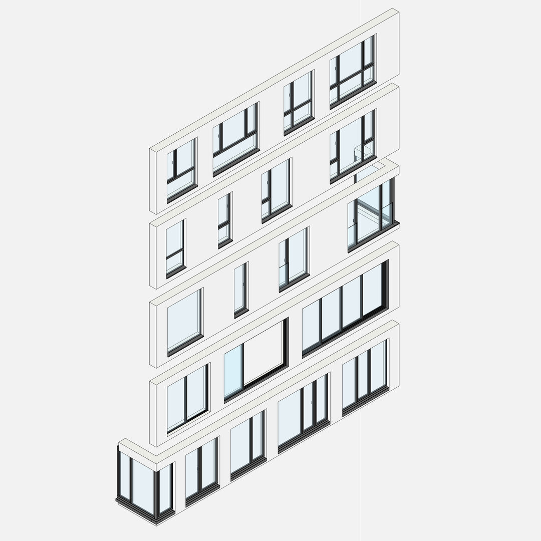 Download Revit Windows Families (Metric + Imperial) | RD Studio