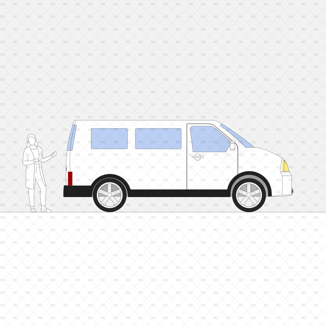 Revit 3D Vehicle - Van | Download Vehicles and Cars Revit Families ...