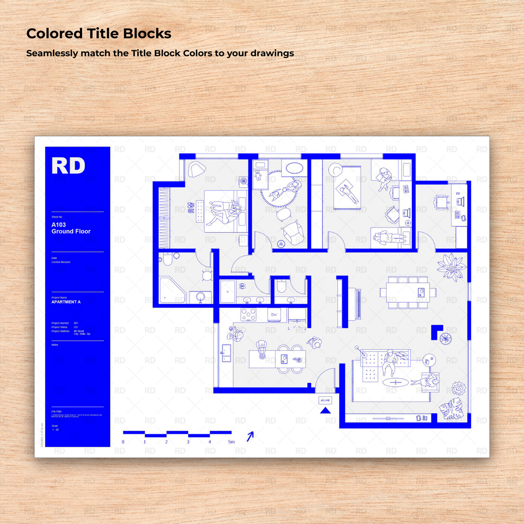 The Ultimate Colored Revit Title Block (Imperial + Metric)