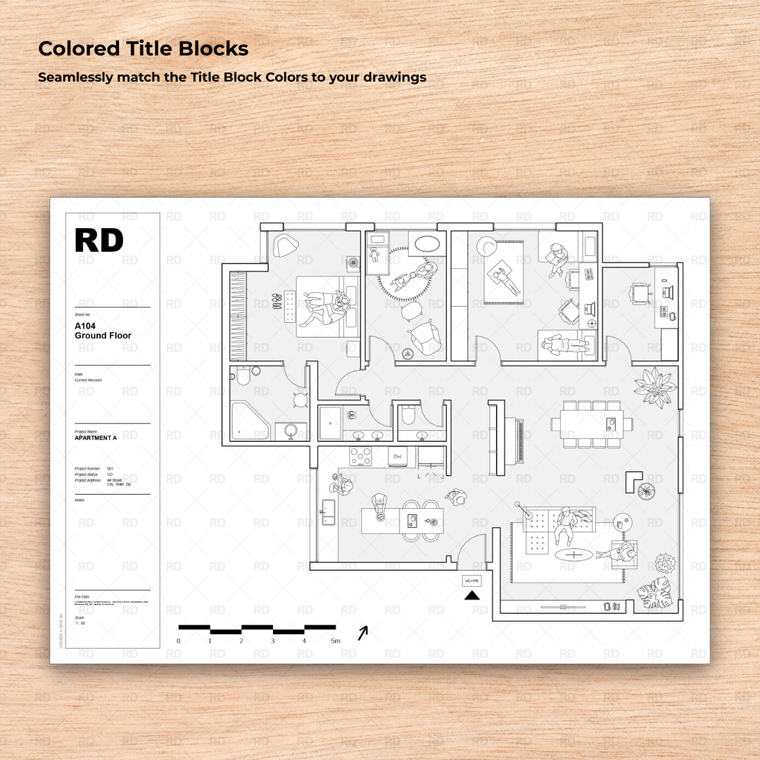 The Ultimate Colored Revit Title Block (Imperial + Metric)