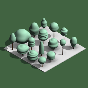 Download Revit Tree Families (16 Trees) Concept and RPC | RD Studio