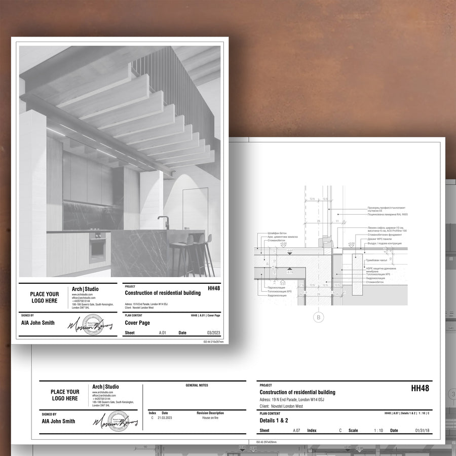 Revit Title Blocks Catalogue (Metric + Imperial) | RD Studio