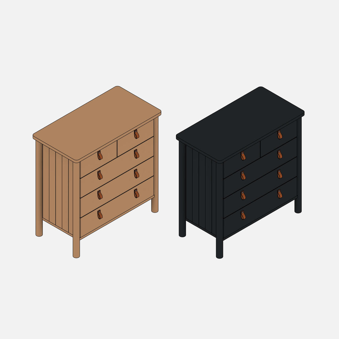 Download FREE IKEA Revit Families | IKEA BJÖRKSNÄS 5-Drawer Chest ...