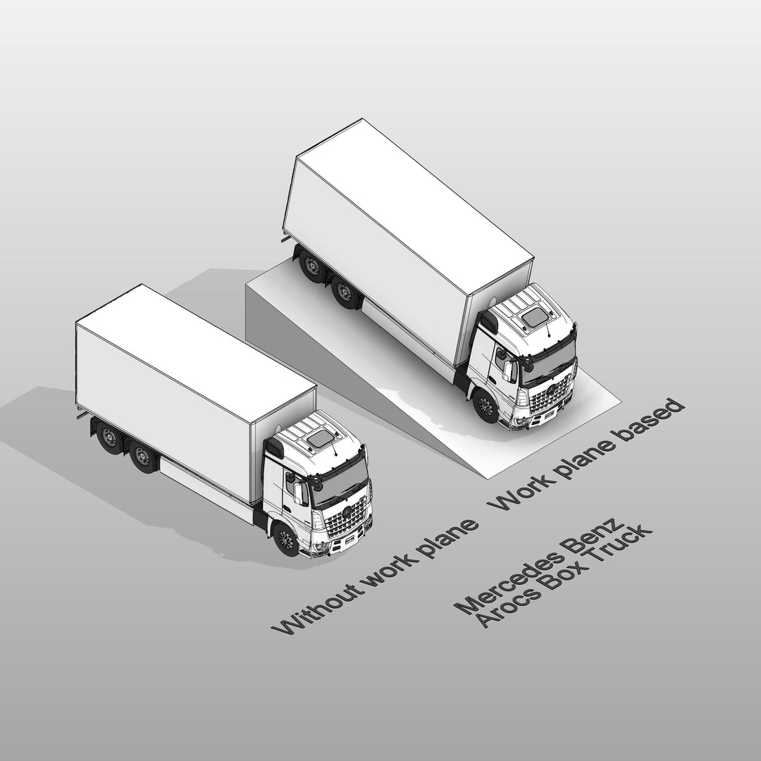 Revit 3D Vehicle: Mercedes Benz Arocs Box Truck | Download Car Family ...