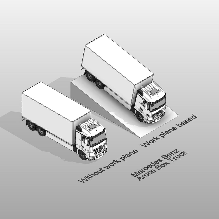 Revit 3D Vehicle: Mercedes Benz Arocs Box Truck | Download Car Family ...