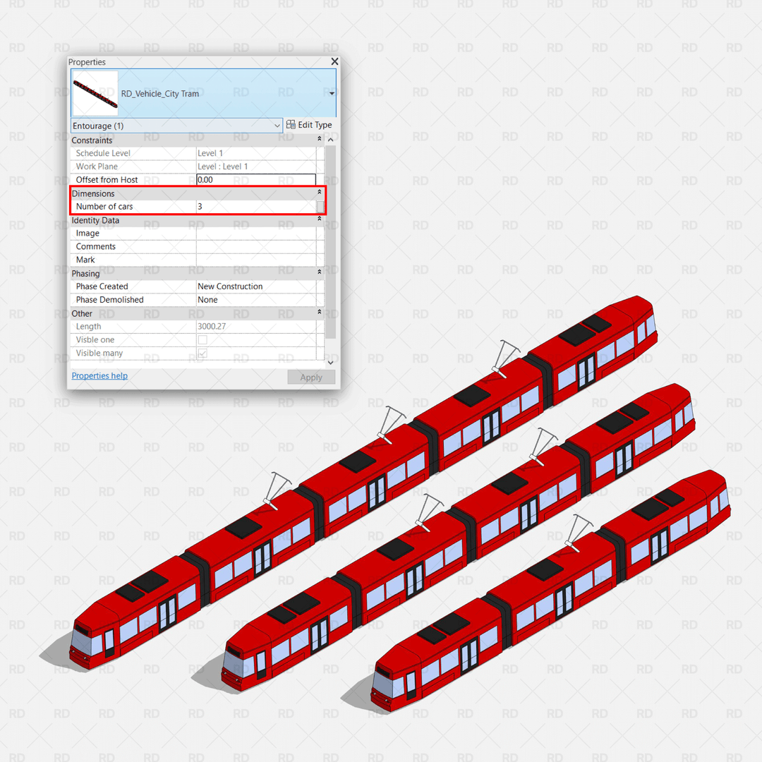 Revit Vehicles & Car Families - Transportation Library | RD Studio