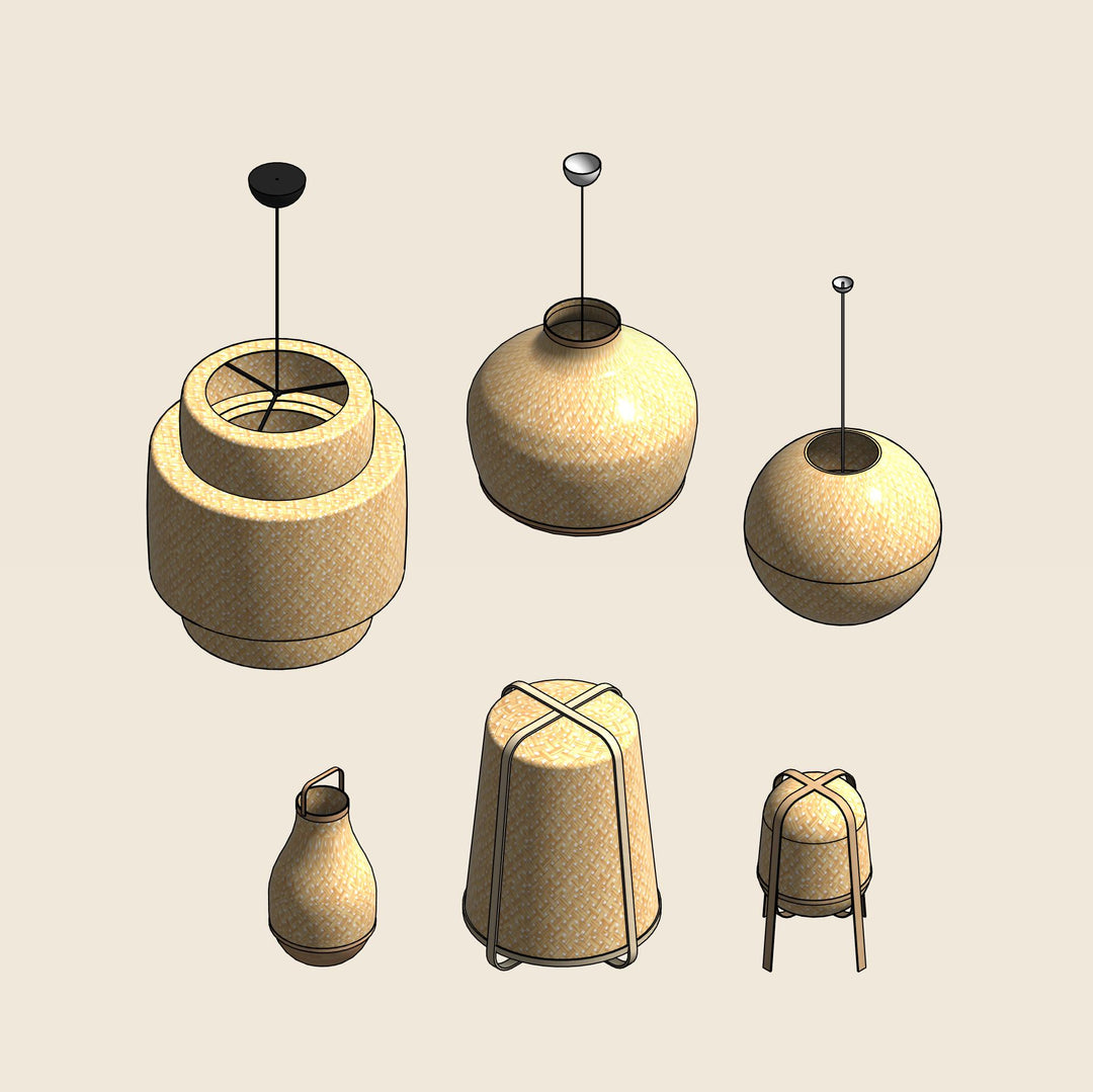 Best Boho Furniture and Objects Families for Revit | RD Studio