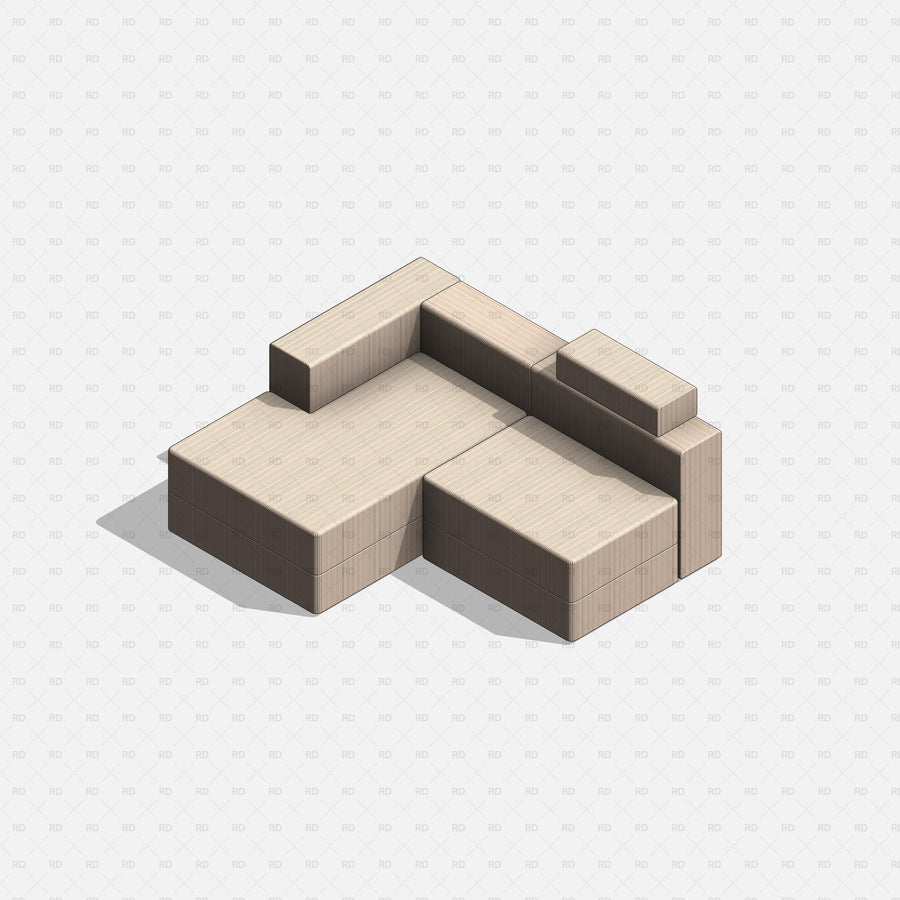 Parametric Modular Sofa Families for Revit | RD Studio