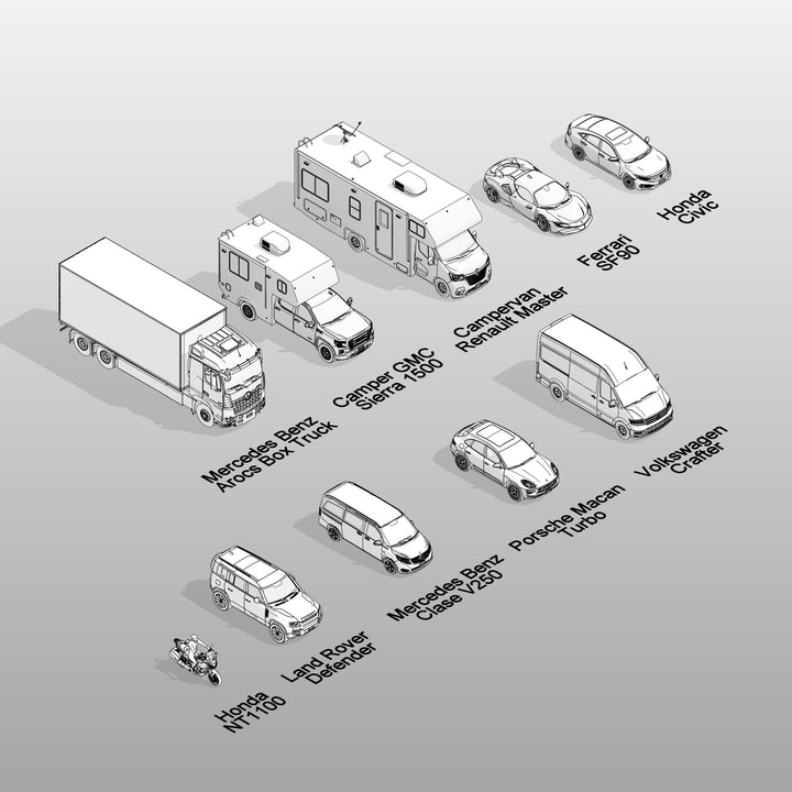 Revit 3D Vehicle: Mercedes Benz Arocs Box Truck | Download Car Family ...