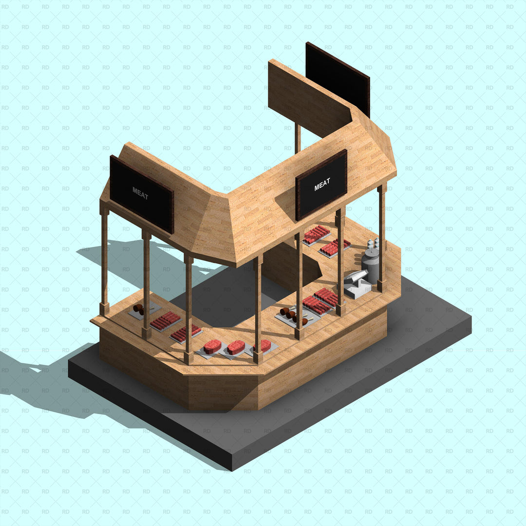 Revit Parametric Market Stalls Families | Download Now | Revit Dynamo