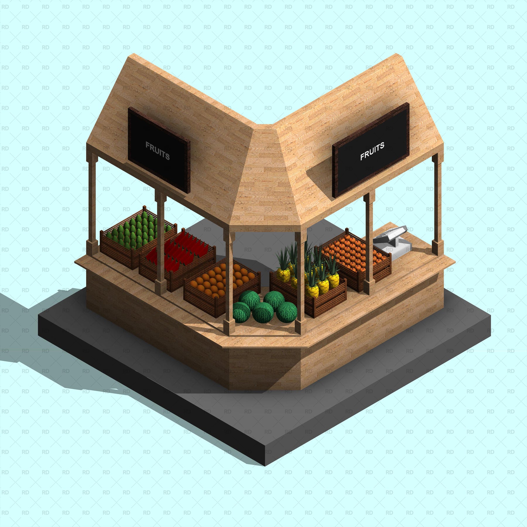 Revit Parametric Market Stalls Families | Download Now | Revit Dynamo