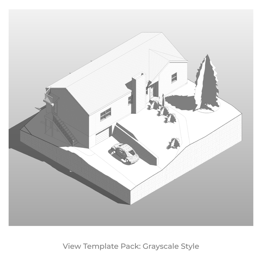 Revit View Templates Presentation - Grayscale | RD Studio