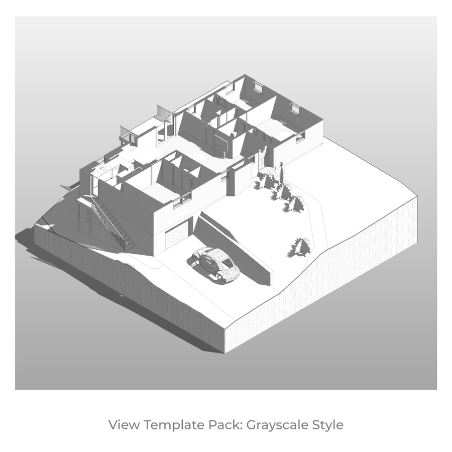 Revit View Templates Presentation - Grayscale | RD Studio