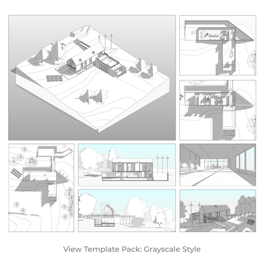 Revit View Templates Presentation - Grayscale | RD Studio