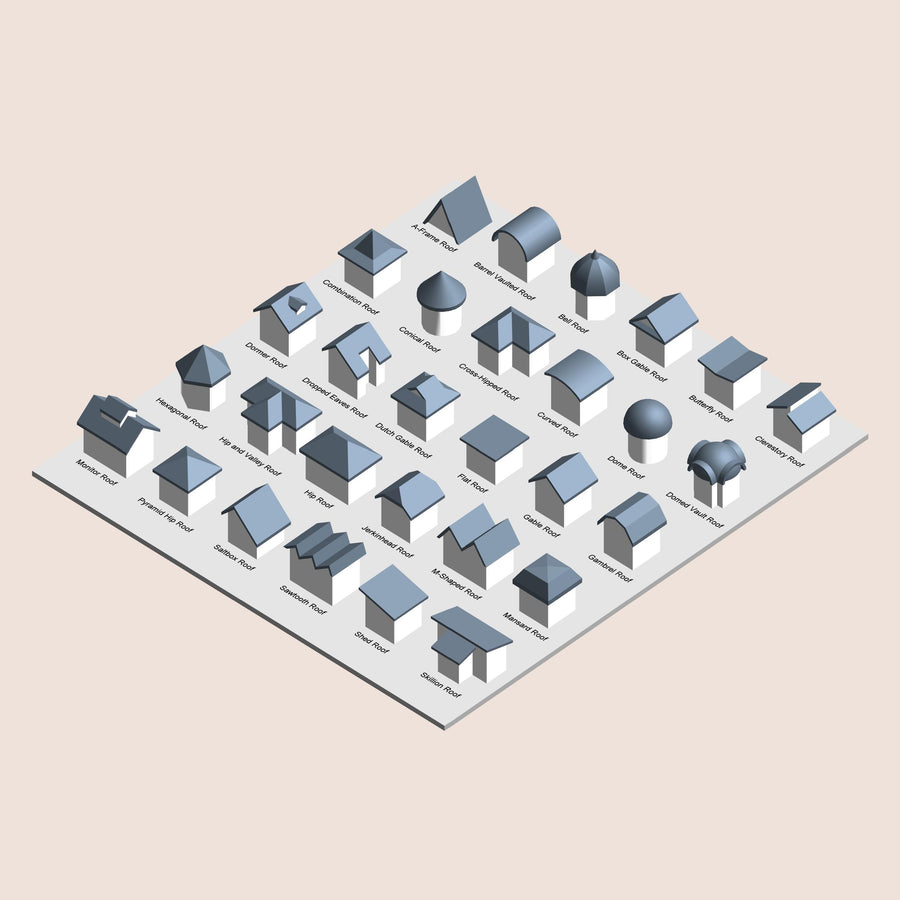 Revit 30 Common Roofs Catalogue | Free Download | Revit Dynamo