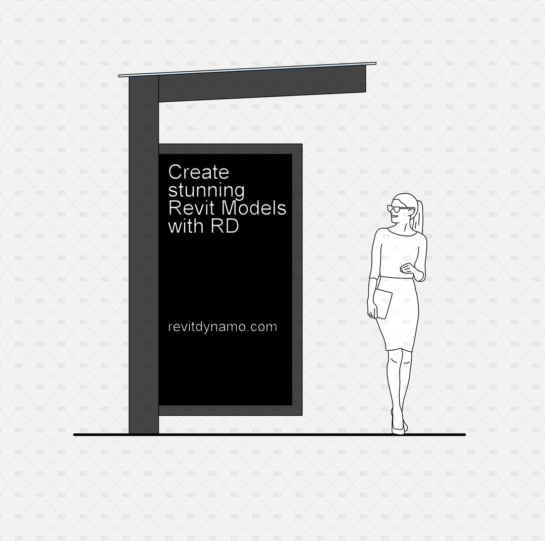 Revit Parametric Bus Stop Family | Download Now | Revit Dynamo