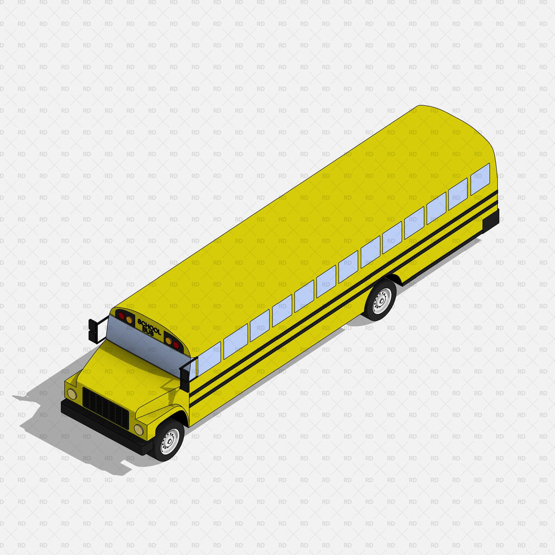 Revit 3D Fire Truck Family | Download Vehicle Revit Families | Revit Dynamo