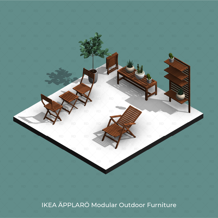 Outdoor Furniture Families for Revit | RD Studio