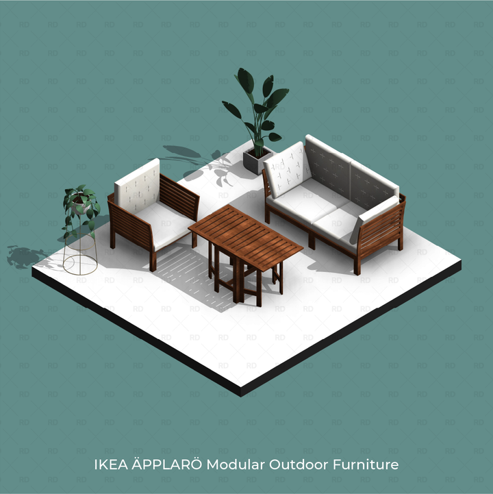 Outdoor Furniture Families for Revit | RD Studio