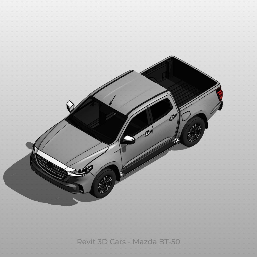 Revit 3D Car Family: Mazda BT-50 | Free Download | Revit Dynamo