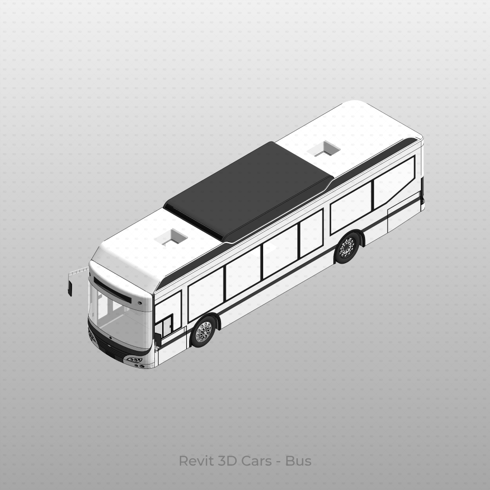 Revit 3D Vehicle: Bus | Download Car Family | Revit Dynamo