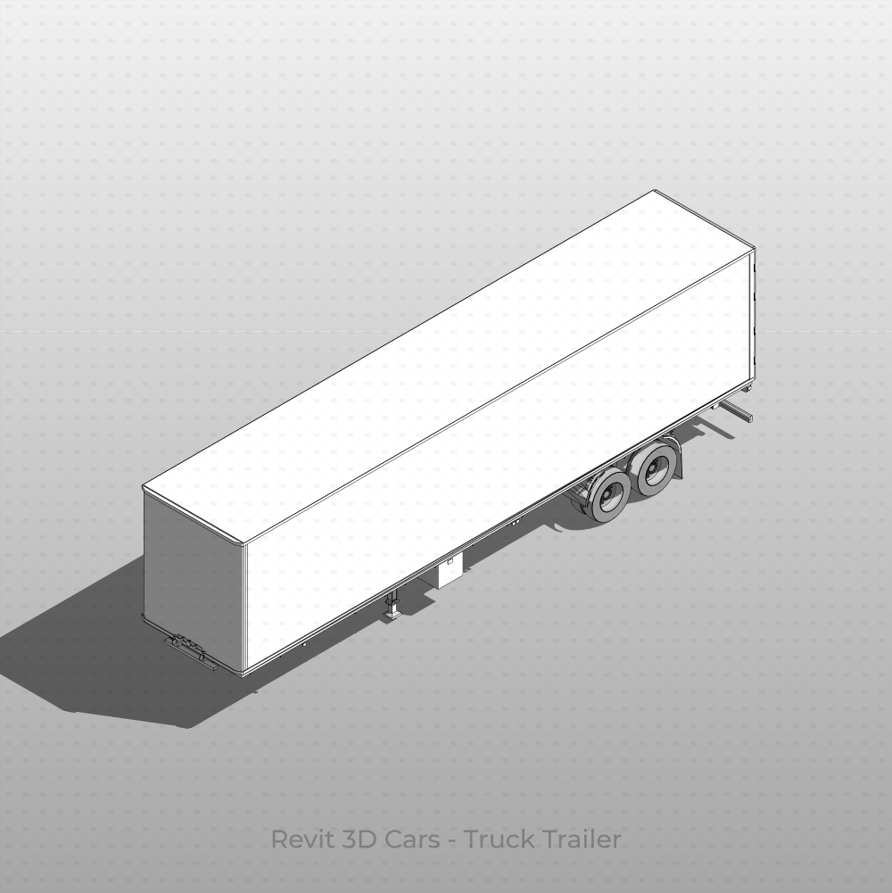 Revit 3D Vehicle: Volvo fh 460 + Truck Trailer | Download Car Family ...