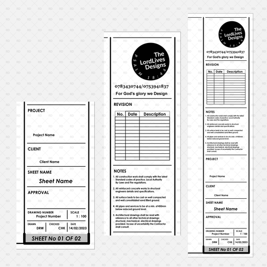 Revit Title Blocks - Professional Drawing Templates | RD Studio