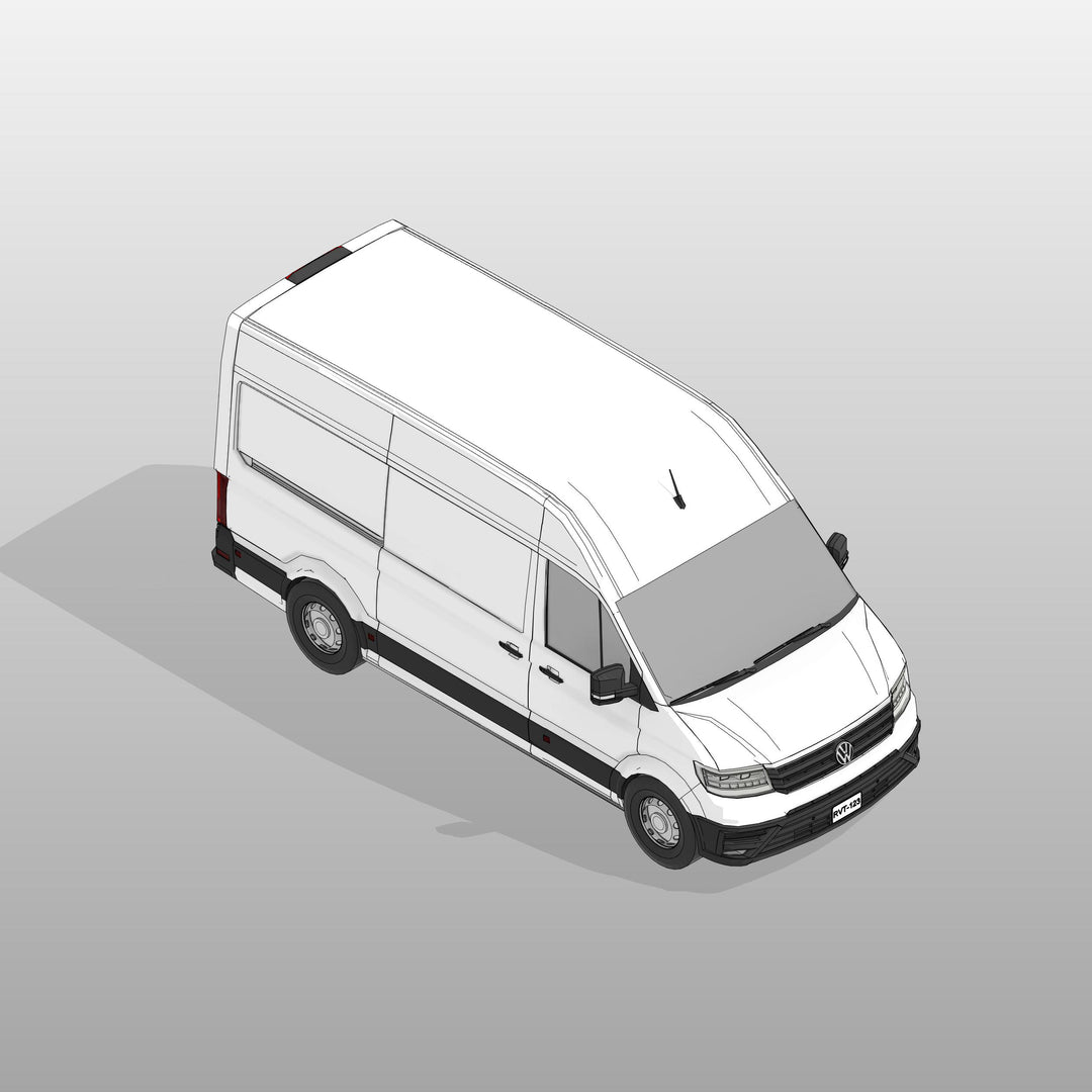 Revit 3D Vehicle: Volkswagen Crafter | Download Car Family | Revit Dynamo