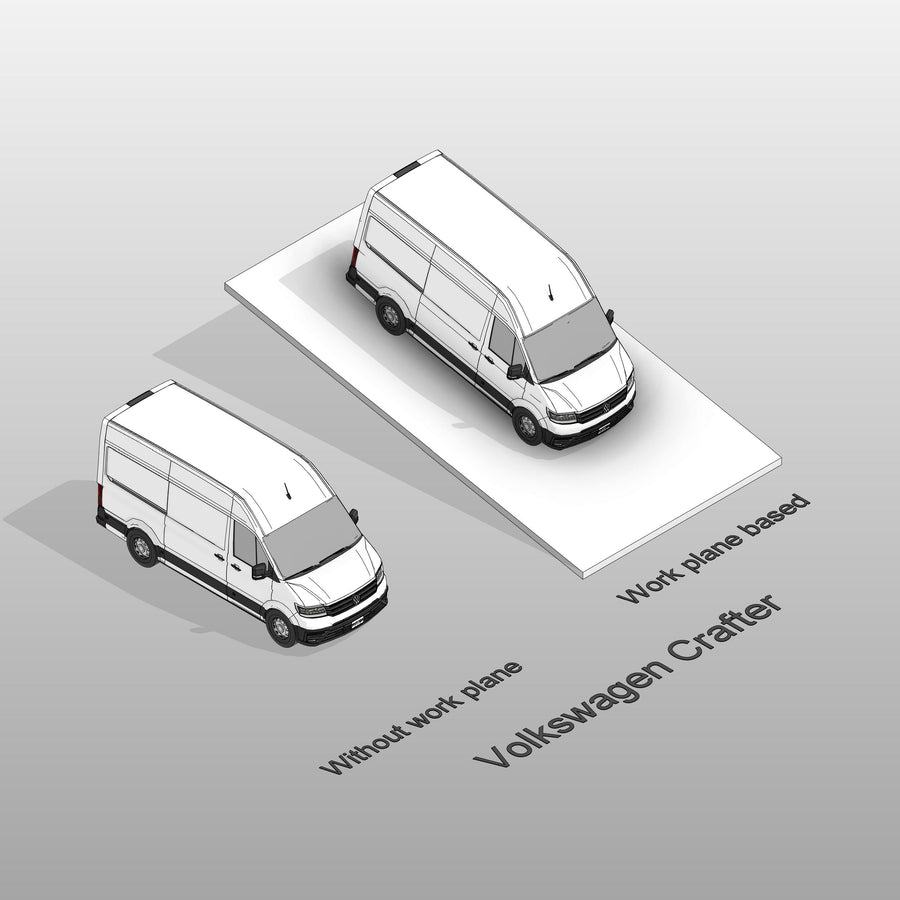 Revit 3D Vehicle: Volkswagen Crafter | Download Car Family | Revit Dynamo