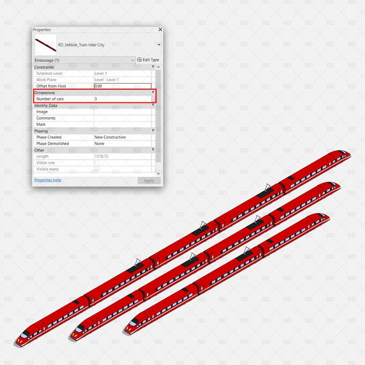 Revit 3D Fire Truck Family | Download Vehicle Revit Families | Revit Dynamo